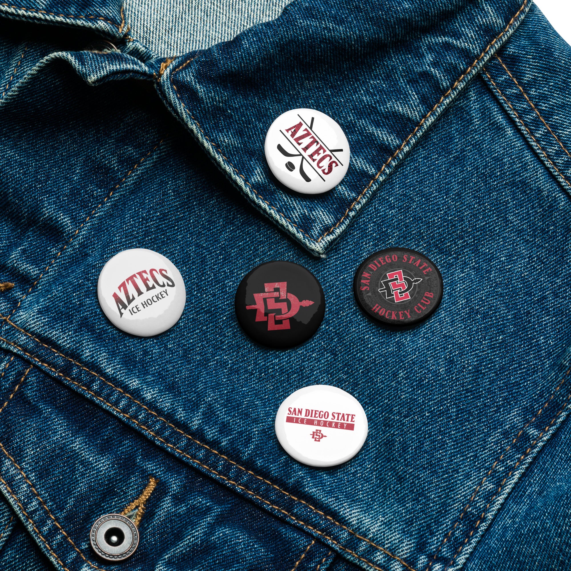 Aztecs Ice Hockey Pins (Set of 5) – The Puck Collective